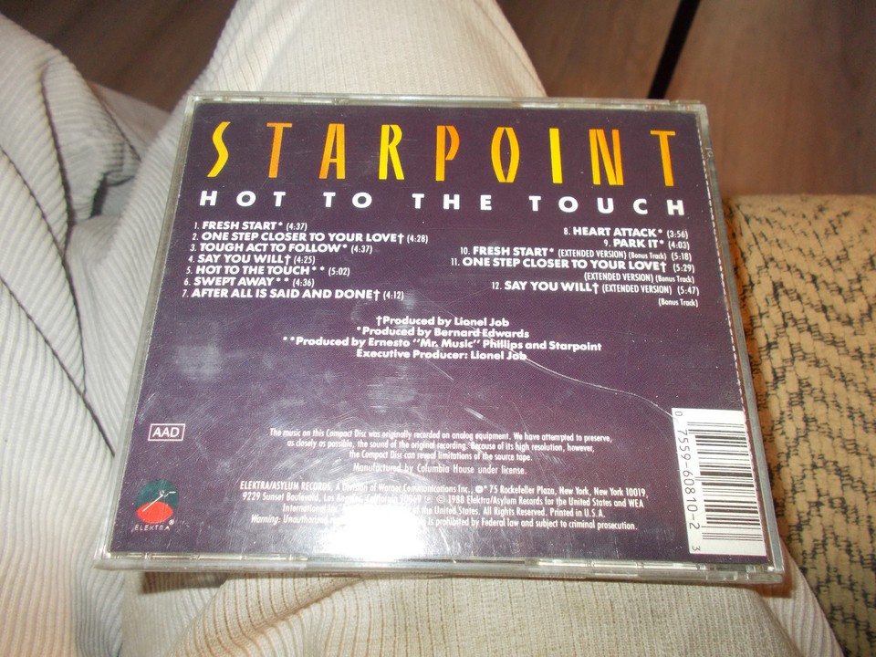 STARPOINT - HOT TO THE TOUCH CD 75596081023| eBay