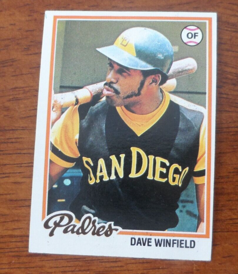 1978 TOPPS BASEBALL #530 DAVE WINFIELD SAN DIEGO PADRES EX/MT B-354 | eBay