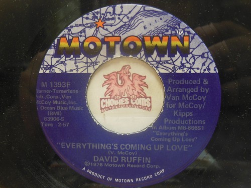 David Ruffin – Everything's Coming Up Love / No Matter Where, 45 RPM ...