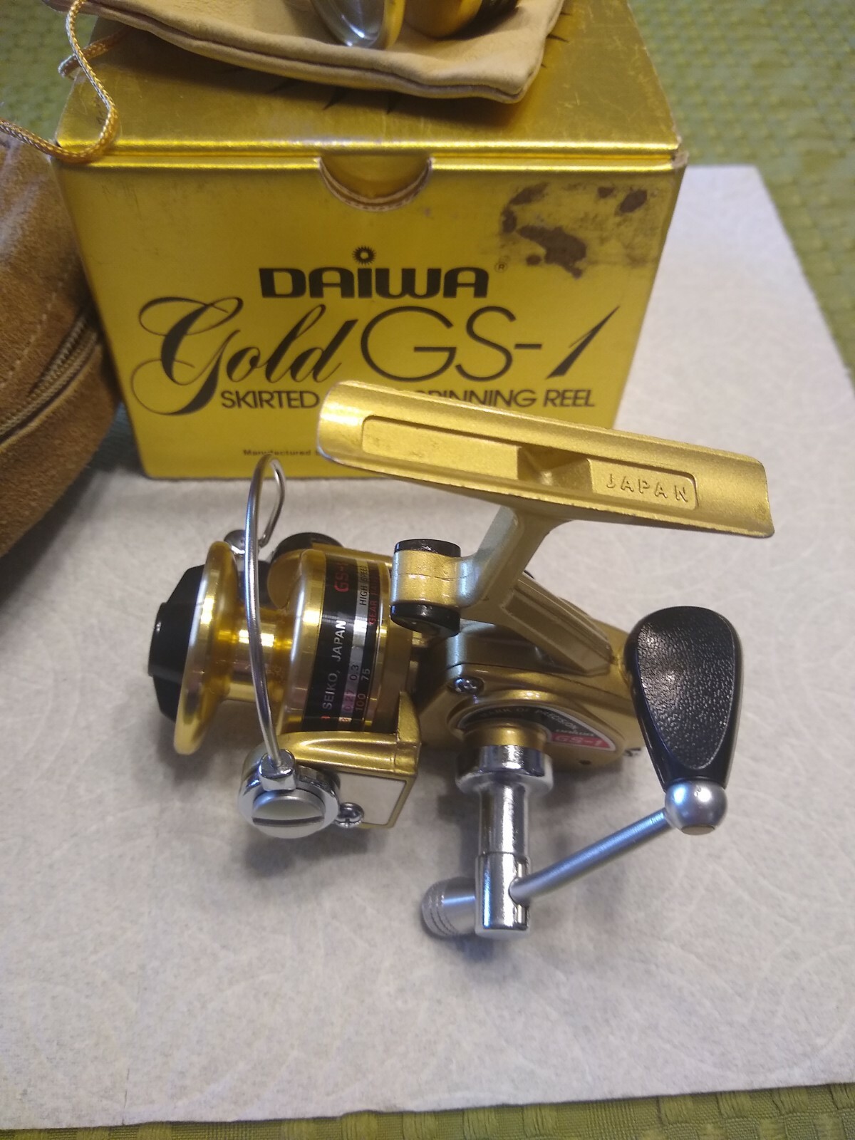 Daiwa Gold Gs1 Spinning Reel NEVER USED MINT Vintage Rare. | eBay