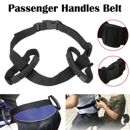 110cm Black Motorcycle Riding Belt Motorbike Passenger Anti Wrestling ...