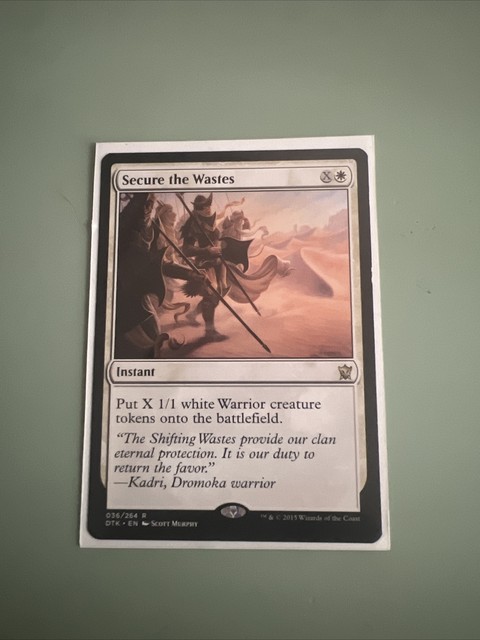 MTG Secure the Wastes Dragons of Tarkir 036/264 Regular Rare for sale ...