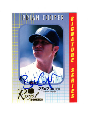 2000 Royal Rookies Signature Series Auto /4950 Brian Cooper #23 Auto | eBay
