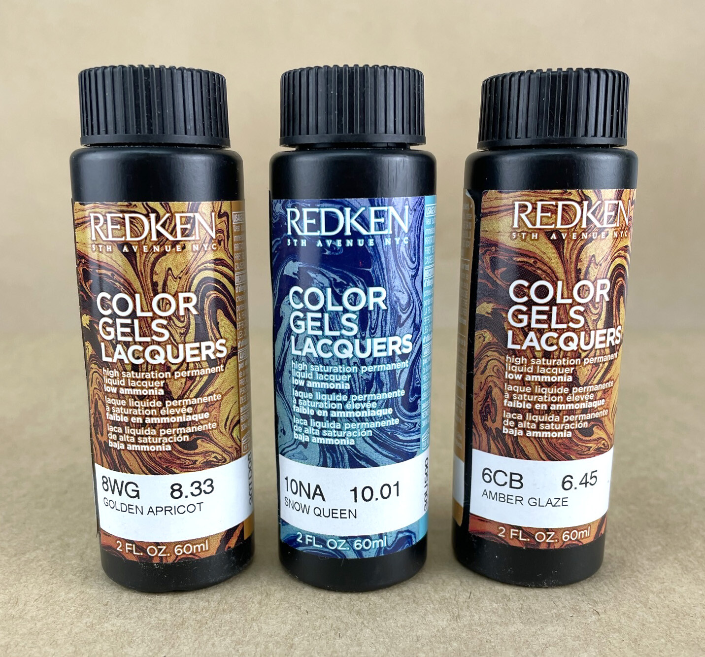 REDKEN Color Gels Lacquers Permanent Liquid Color For Hair Color 2 oz ...