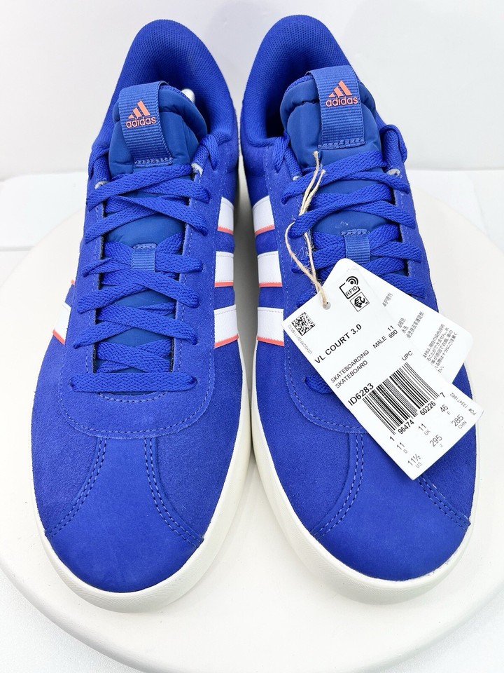 Adidas Neo VL Court 3.0 Skateboarding Shoes Mens Sz 11.5 Bright Blue ...