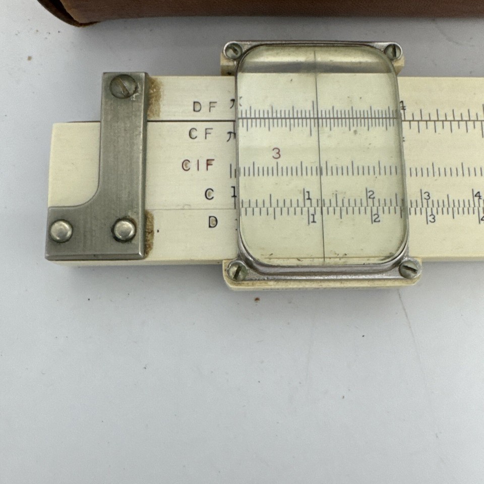 Vintage Keuffel & Esser Co. K&E Slide Rule 4088-3 With Leather Case Pat ...