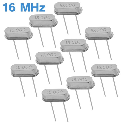 10pcs HC-49/S 16 MHz Quartz Crystal Resonator Piezoelectric Oscillator ...