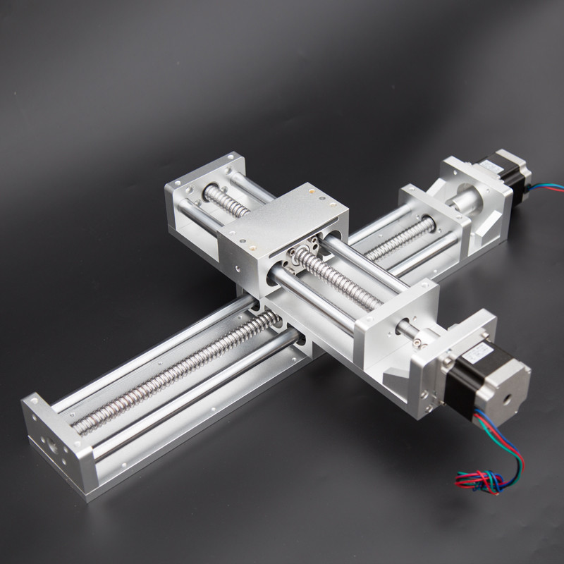 Electric CNC Sliding Table Cross Slide Linear Stage XYZ Axis SFU1605 ...