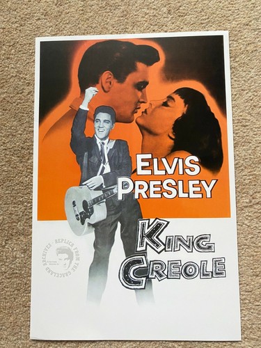 Elvis Presley Poster Memorabilia Flyer King Creole Musical Drama ...