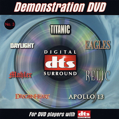 New! DTS 5.1 Demo #3 Genuine DVD Very Rare OOP | eBay