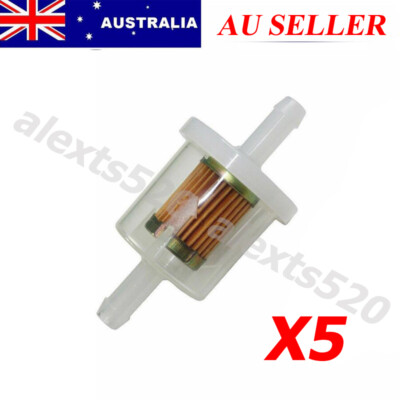 5 x RIDE ON MOWER FUEL FILTER BRIGGS AND STRATTON JOHN DEERE TECUMSEH ...