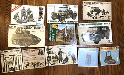 NEW old Stock Vintage Big Lot of 11 WWII Models German Vehicles People ...