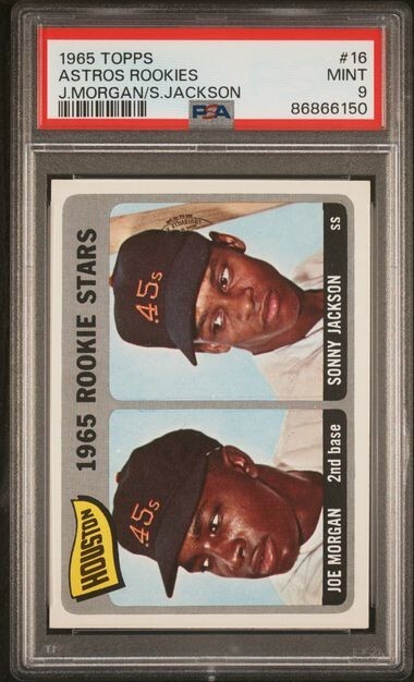 PSA 9 1965 Topps #16 Joe Morgan Rookie Houston Only 2 Graded Higher ...