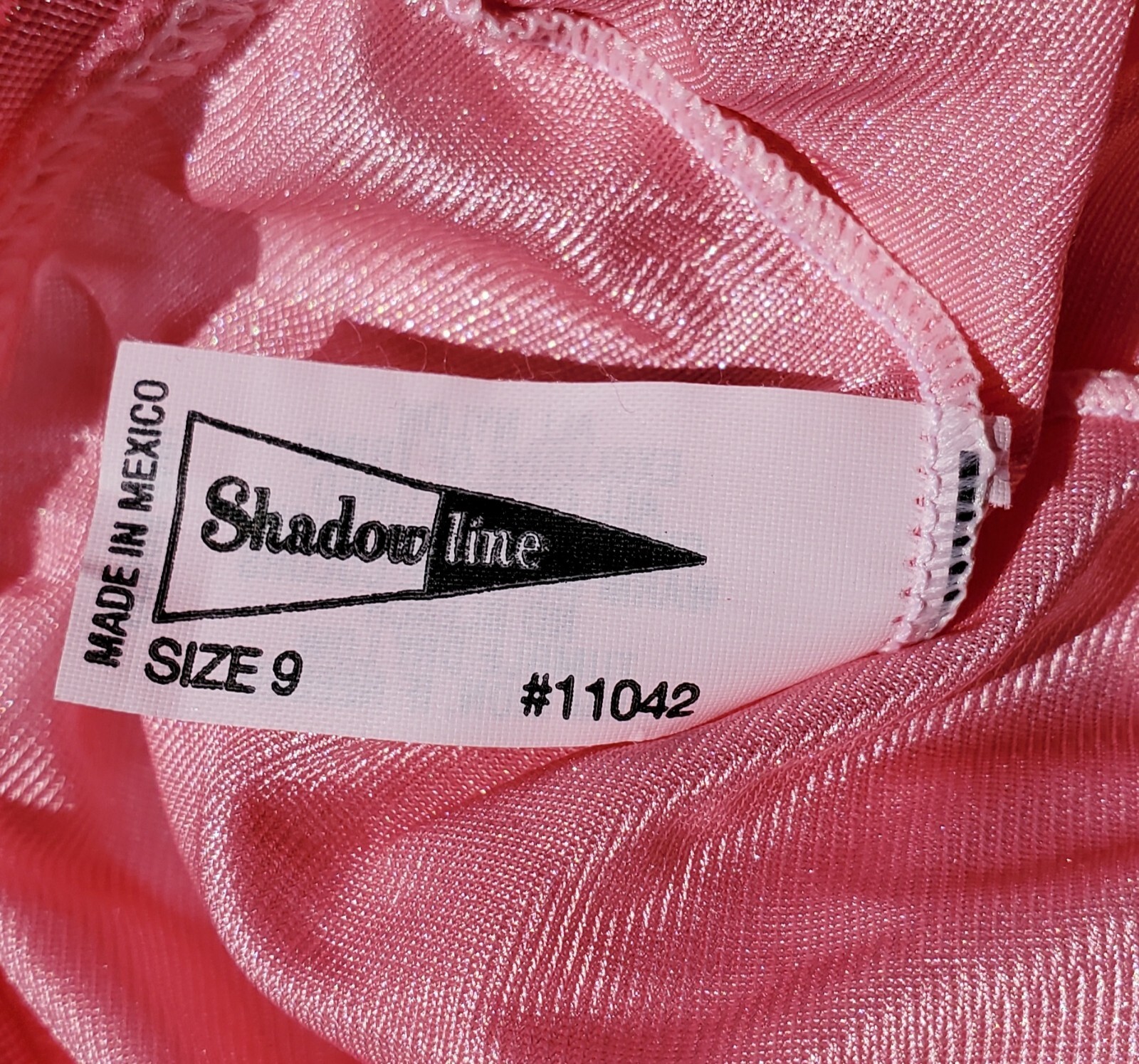 Shadowline Bikini Panty Shiny Nylon 9/2XL Icing PINK … - Gem