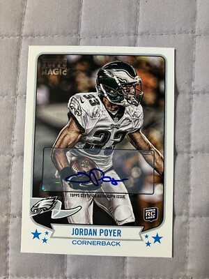 Jordan Poyer 2013 Topps Magic Autograph #215 Rookie Card RC Auto | eBay