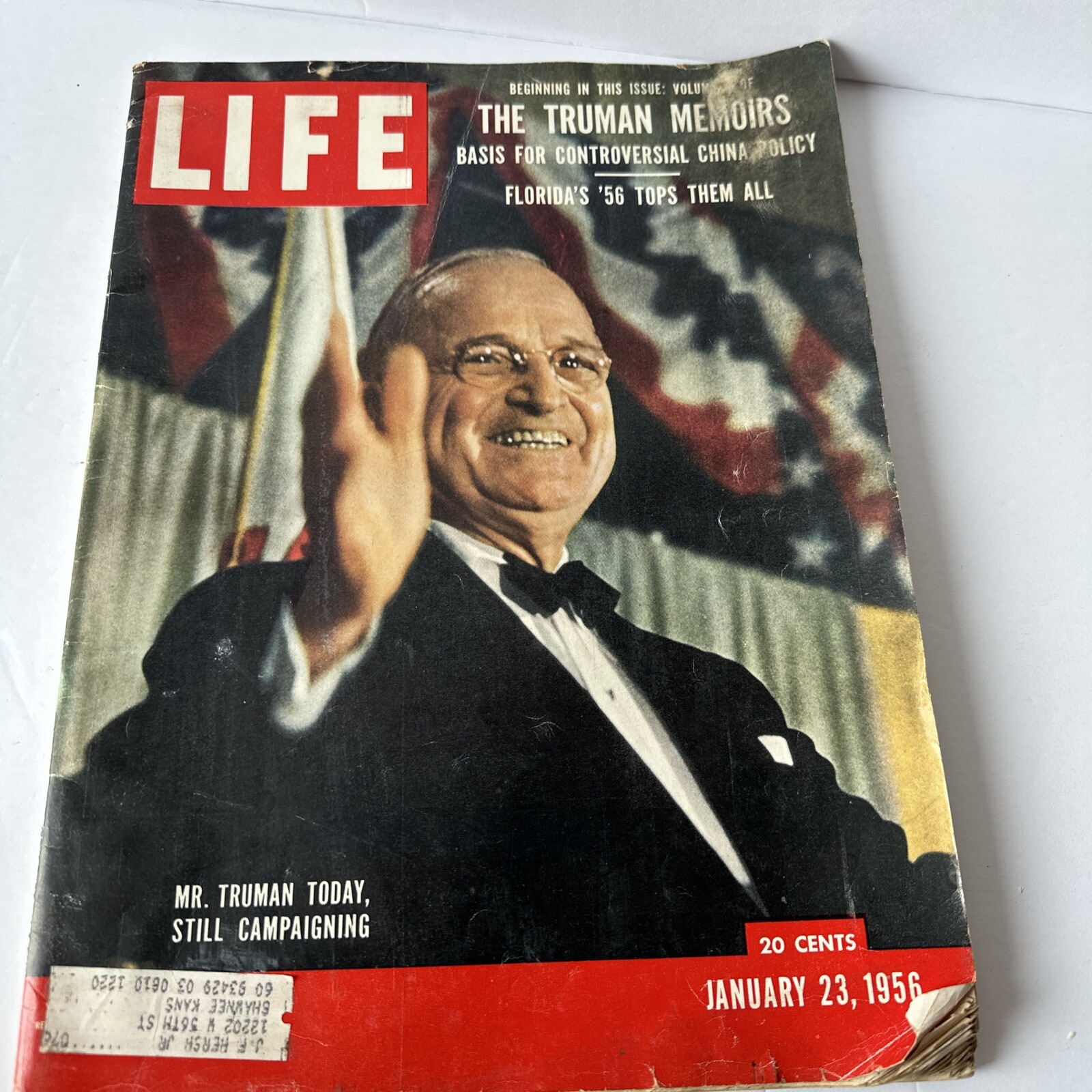 Life Magazine. The Truman Memoirs January 24,1956 Issue | eBay