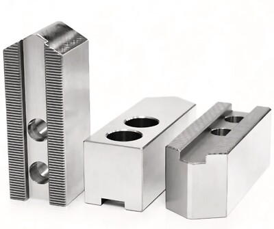 Aluminum Soft Jaws For 10" Kitagawa/Samchully Chuck, 3" H, Pointed ...