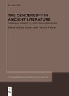 Lisa Cordes The Gendered ‘I’ in Ancient Literature (Paperback ...