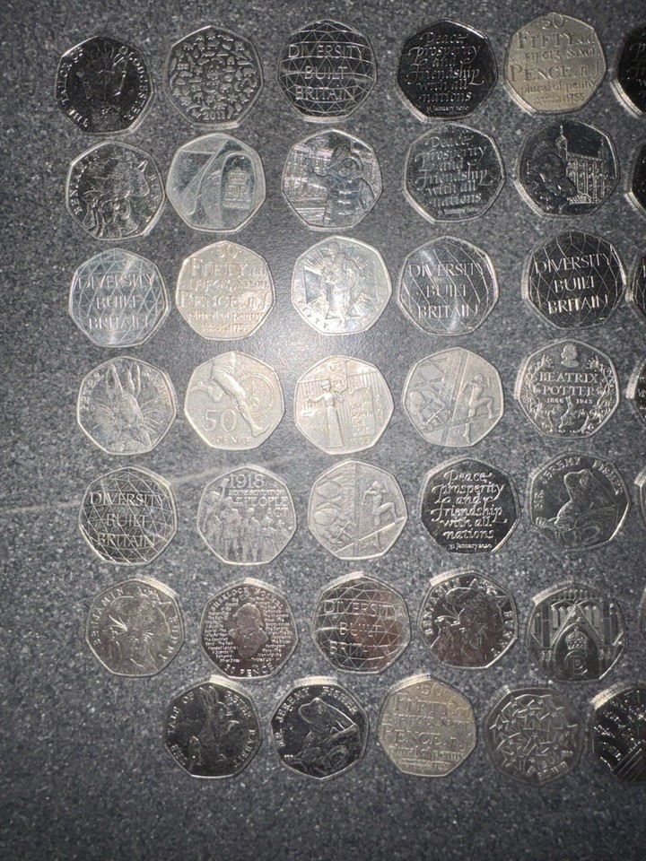 50P and £2 Coin Collection 70+ Coins | eBay UK