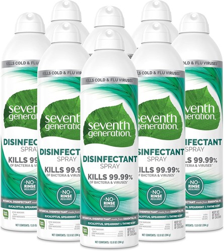Generation Disinfecting Spray Cleaner Disinfectant 13.9 oz, Pack of 8 ...