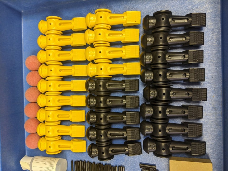 Tornado Foosball Ultimate Rebuild Kit !! - Men, balls, handles, tools ...