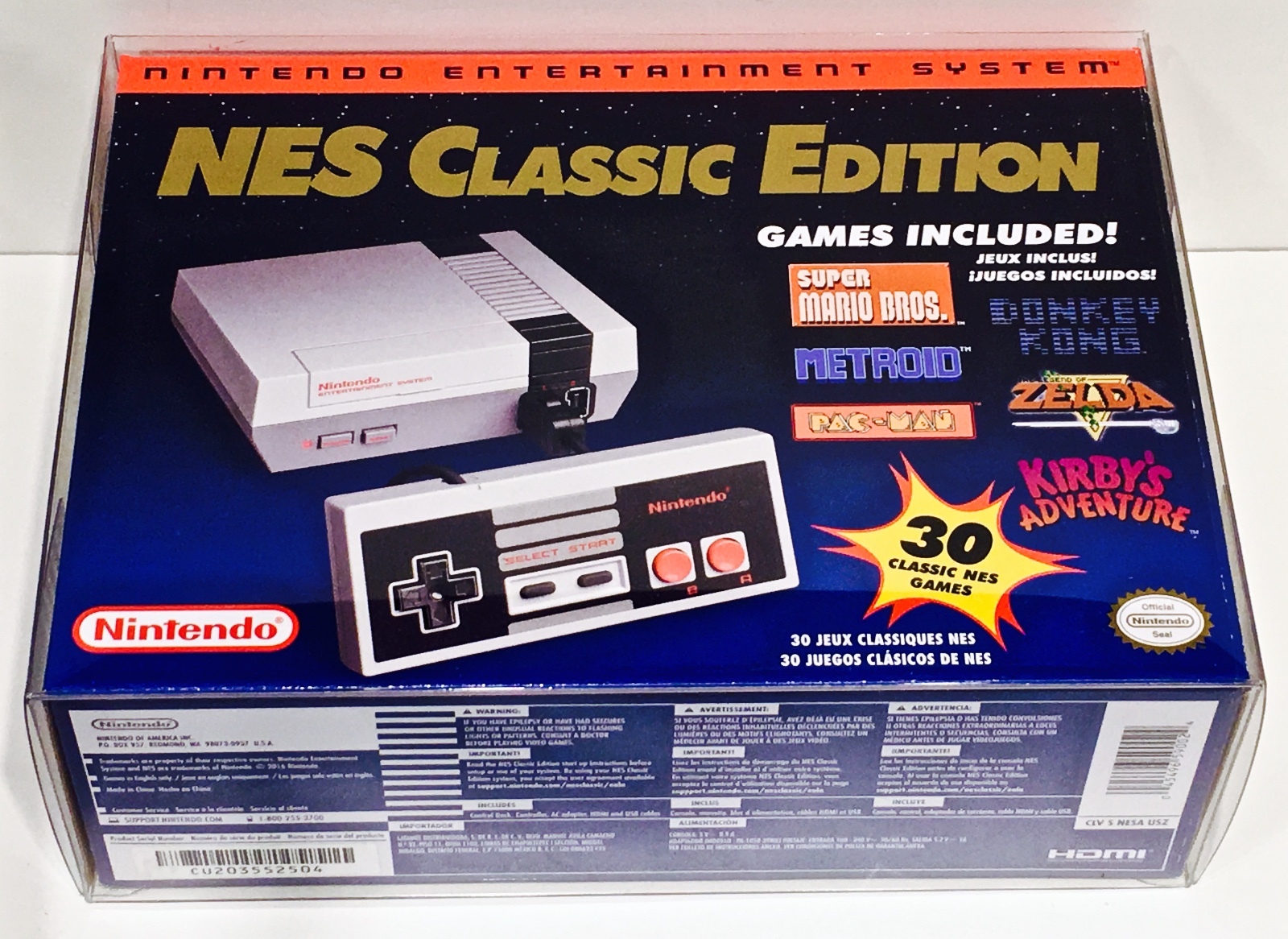 1 Box Protector for SNES and NES CLASSIC EDITION MINI CONSOLE Nintendo ...