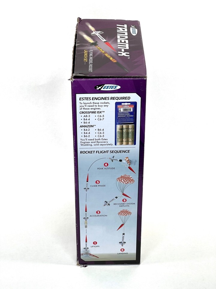 ESTES Tandem-X Flying Model Rocket Launch Set (EST1469) | eBay