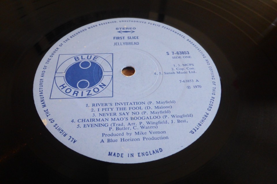 Jellybread First Slice UK 70 1st Blue Horizon Stereo S 7-63853 Electric Blues LP | eBay UK