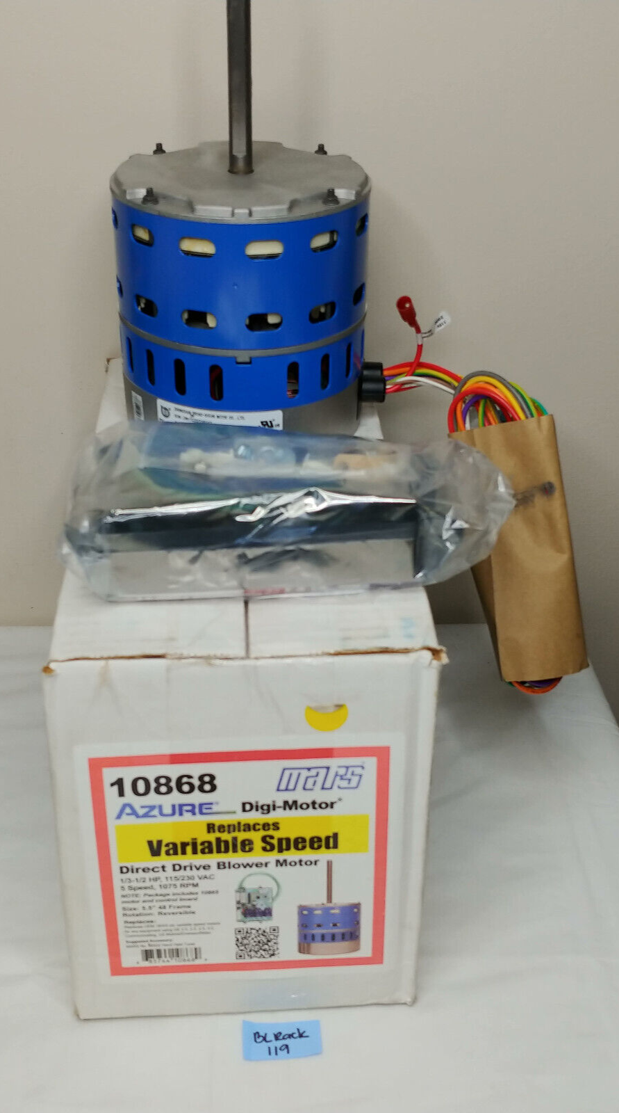 Mars 10868, Azure Digi-Motor Direct Drive Blower Motor & Board HVAC 1/3 - 1/2HP | eBay