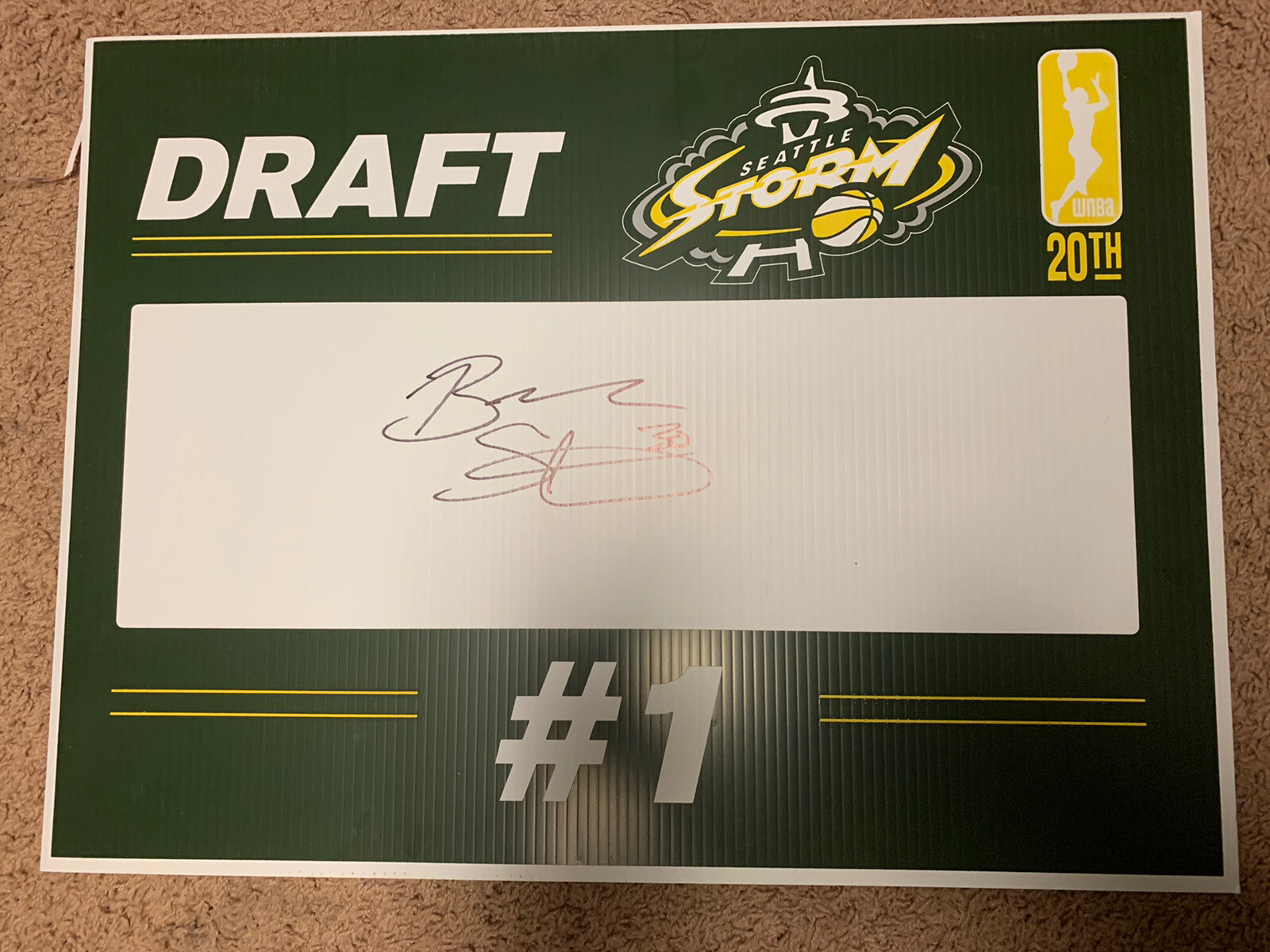 Breanna Stewart Autograph Seattle Storm Rare | eBay