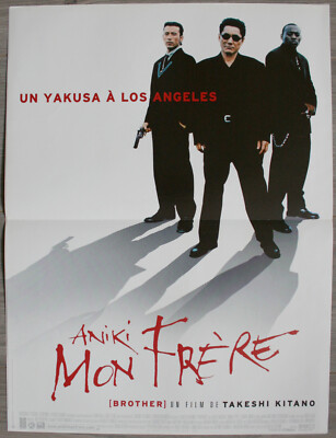 ANIKI MON FRERE Affiche Cinéma Pliée 53 x 39 cm Movie Poster Takeshi ...