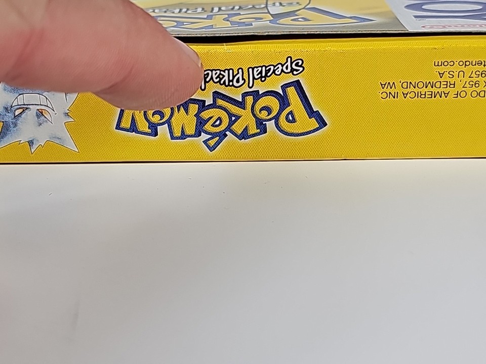 *BOX & INSERTS* Pokémon Gameboy Yellow Version Special Pikachu Edition ...