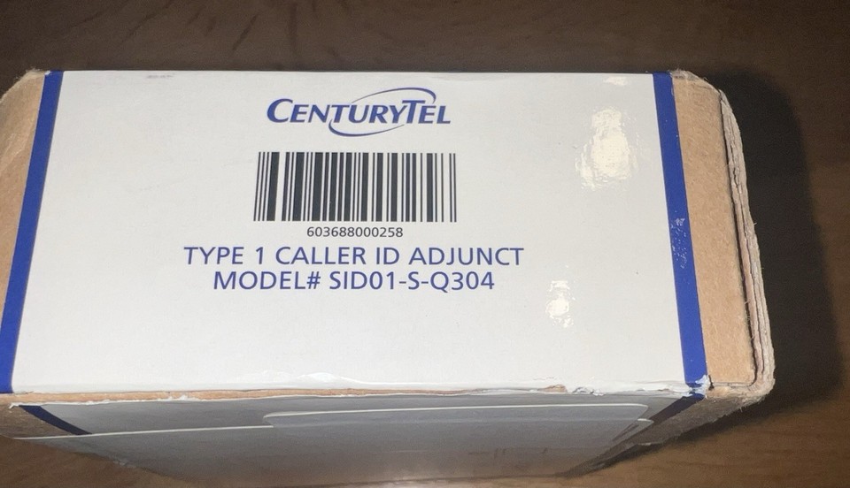 CenturyTel Caller ID Box for Landline Phone Number Lcd Display SID01-S ...