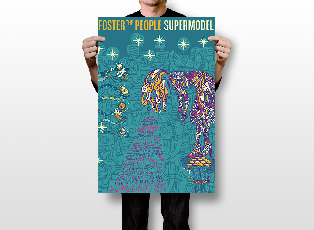 Foster The People Super Model Cover Words