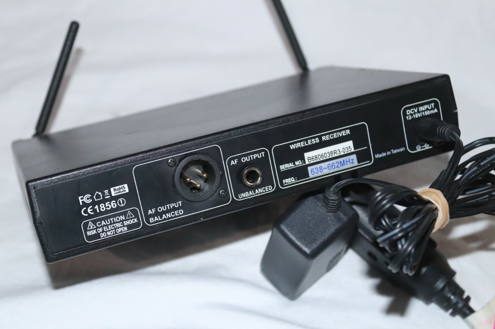 JTS US-8001D 638-662Mhz Handheld System Receiver Only #2b | eBay