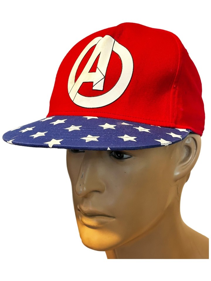 Marvel Comics The Avengers Assemble USA Trucker Cap Hat Snapback OSFA ...