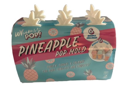 New Popsicle Ice Molds Whimsy POP! Pineapple Molds Cute Refreshing For Kids | eBay