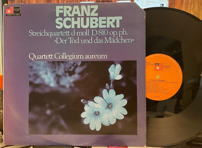 SCHUBERT Death and the Maiden D 810, Quartett Collegium aureum LP NM ...