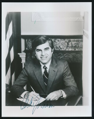 MICHAEL DUKAKIS (Mass, Presidential Election 1988) 8x10 Photograph ...