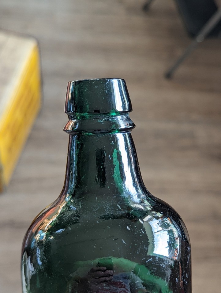 Pint Green Diamond Base CONGRESS EMPIRE SPRING Mineral Water Bottle ...