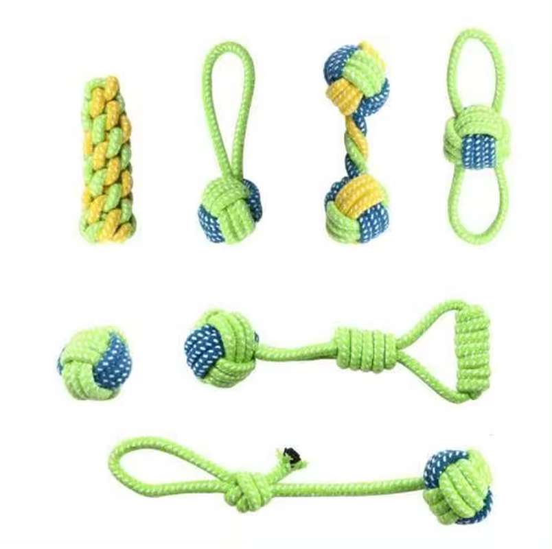"Pet Dog Toys Cotton Rope Ball Chew Toy for Small & Large Dogs ...