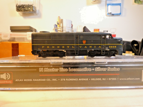 N scale locomotive ATLAS Master line FA1 PRR Rd# 9605 | eBay