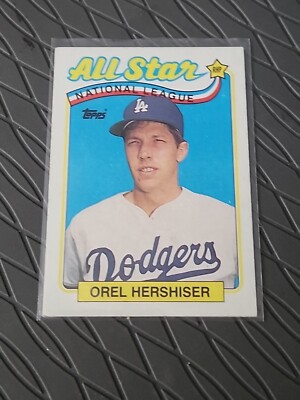 Orel Hershiser 1989 TOPPS Baseball Card | eBay