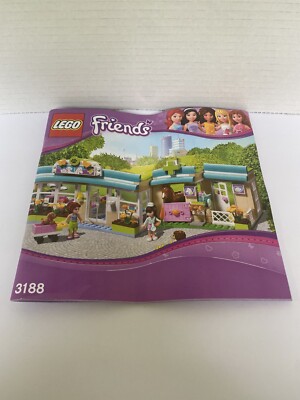 Lego Manual Only Lego Friends #3188 Heartlake Vet Building Instructions ...