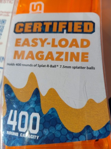 Splat R Ball New Certified Easy Load Mag - 400 Round Orange Model ...