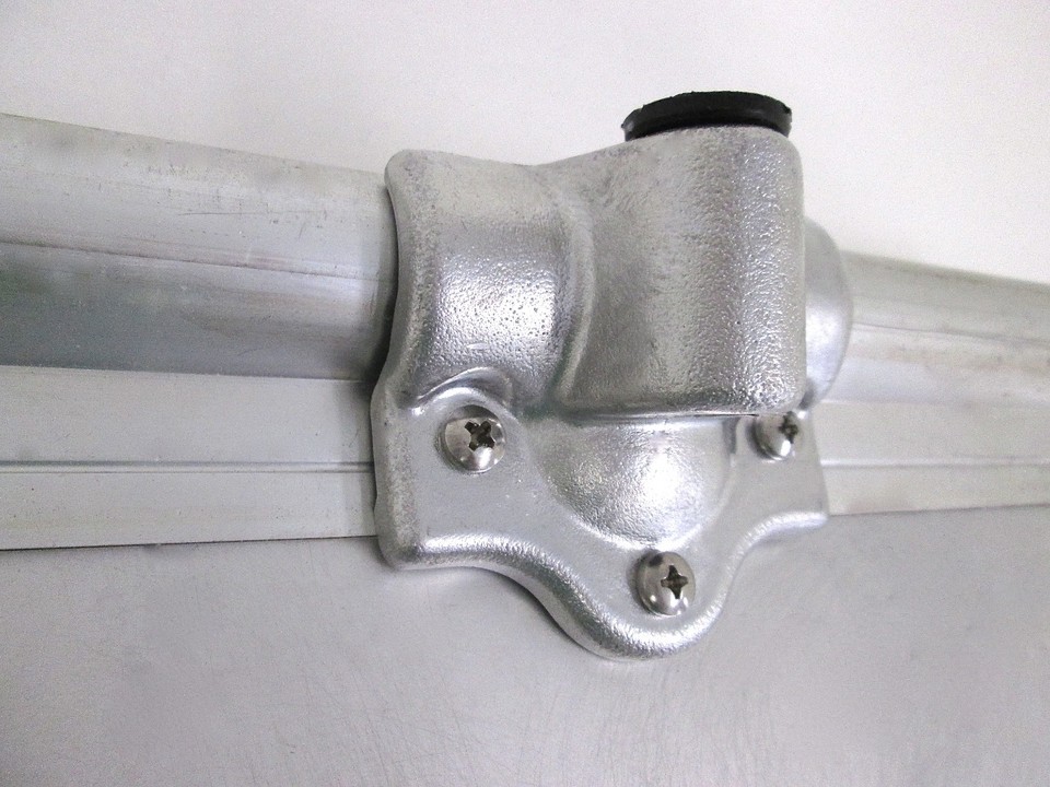 2 Aluminum Boat Oar Lock Sockets Round Gunnel Jon Duck Fishing Rowboats ...