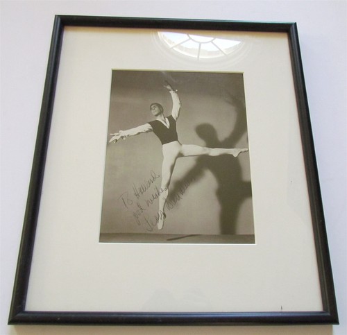 AMERICAN BALLET DANCER LEON DANIELIAN SIGNED PHOTO FRAMED Armenian ...