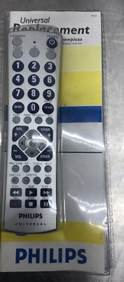 New Phillips PM355 Universal 3 Devices TV DVD VCR Easy Remote Control ...