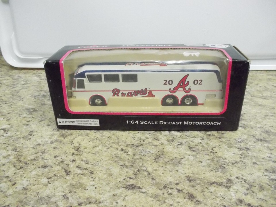 Fleer 2002 Atlanta Braves Bus diecast NIB In Box | eBay
