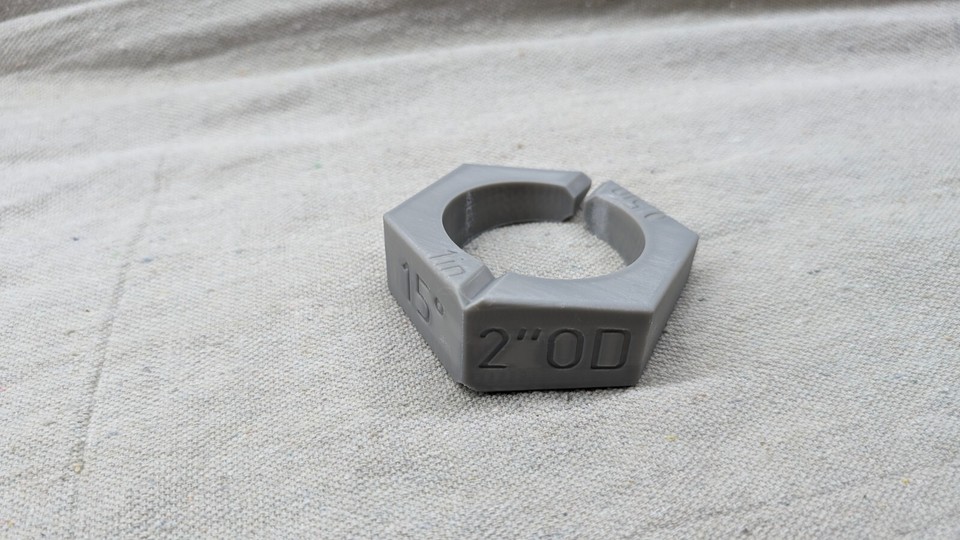 Exhaust Pie cut jig template 9 and 15 degree 1.5"-5" set turbo ...